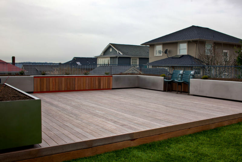 Architectural Rooftop Container Garden | Terrain - Landscape ...