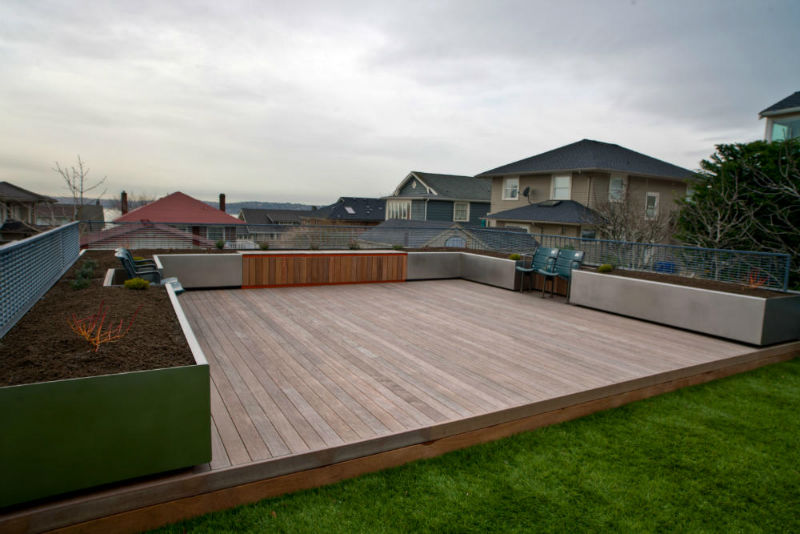 Architectural Rooftop Container Garden | Terrain - Landscape ...