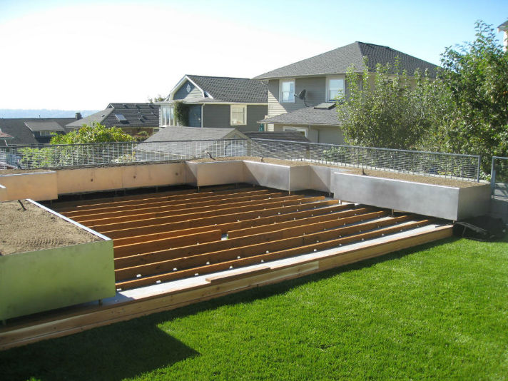 Architectural Rooftop Container Garden | Terrain - Landscape ...